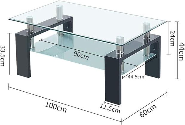 Cosmo Glass Coffee Table – Billboard Furniture